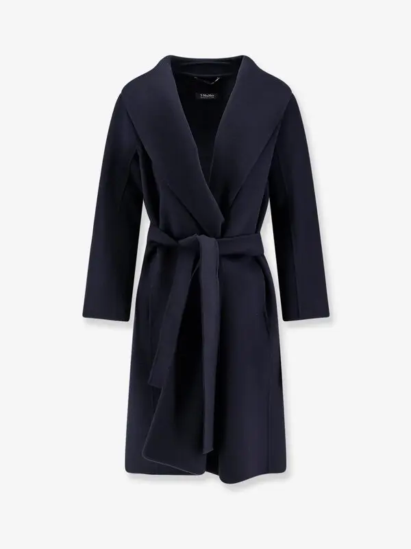 Max Mara Messi Virgin Wool Coat - Multicolor