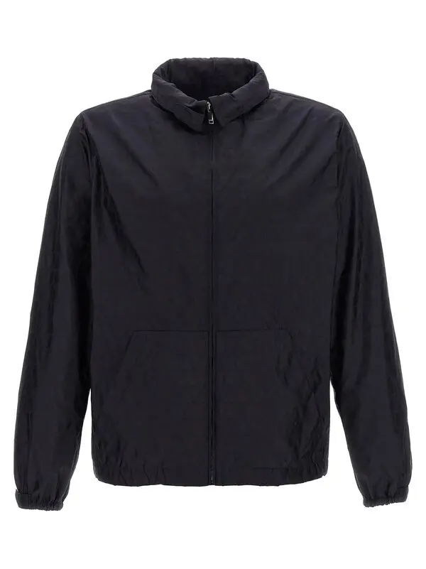 Valentino Garavani Toile Iconographe Windbreaker - Blue
