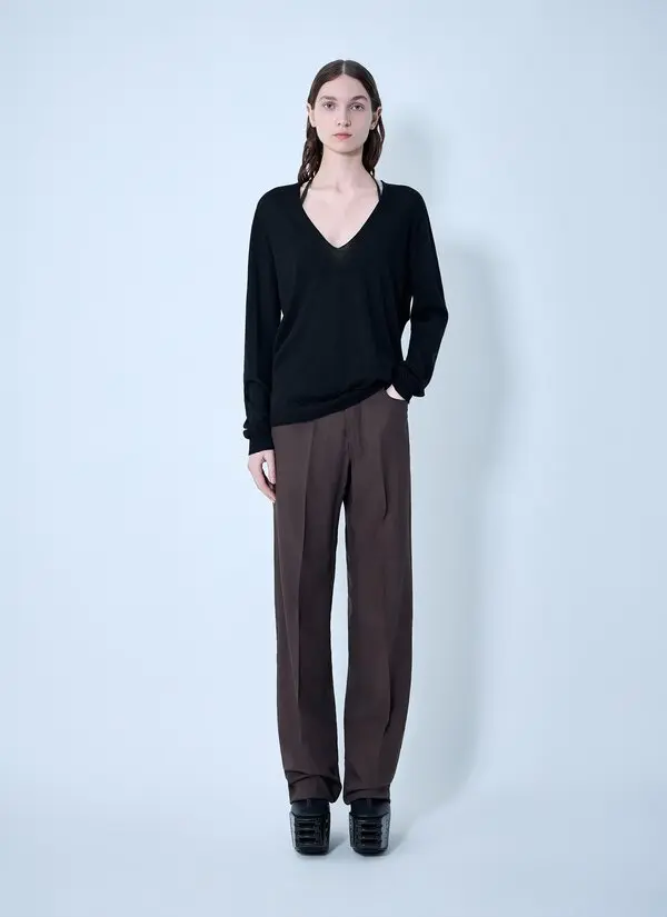 Rick Owens V Neck Pull Knit