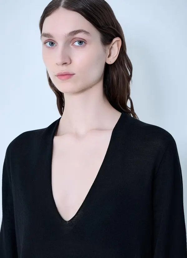 Rick Owens V Neck Pull Knit