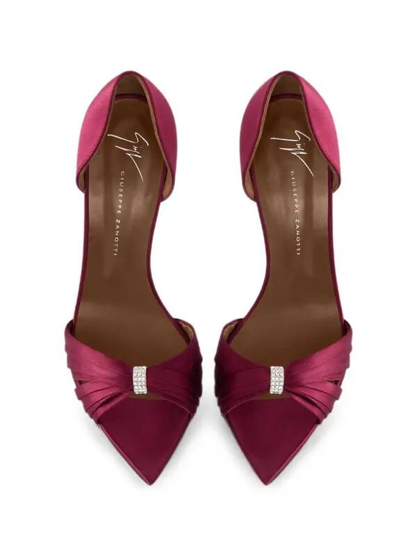 GIUSEPPE ZANOTTI Liann Silk Satin Pumps - Multicolor