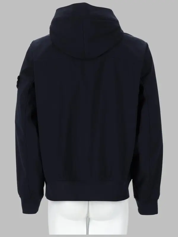 Stone Island Hooded Jacket - Blue