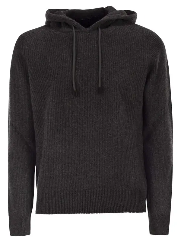 Tagliatore Hunter Maglia A Coste Con Cappuccio - Multicolor