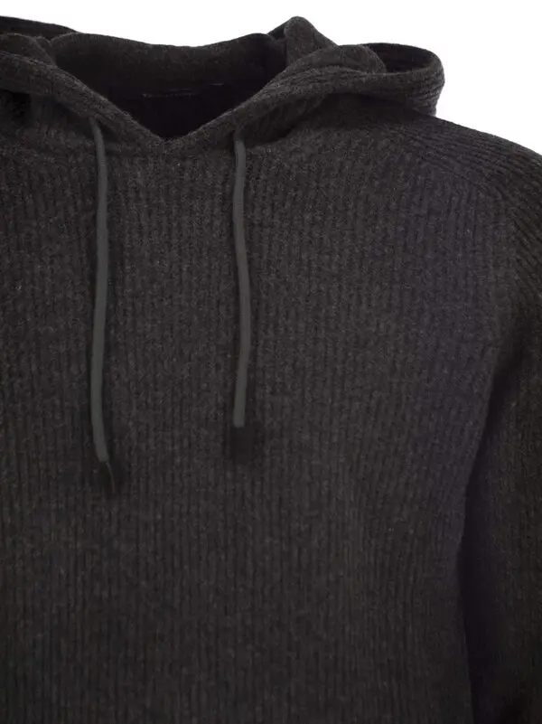 Tagliatore Hunter Maglia A Coste Con Cappuccio