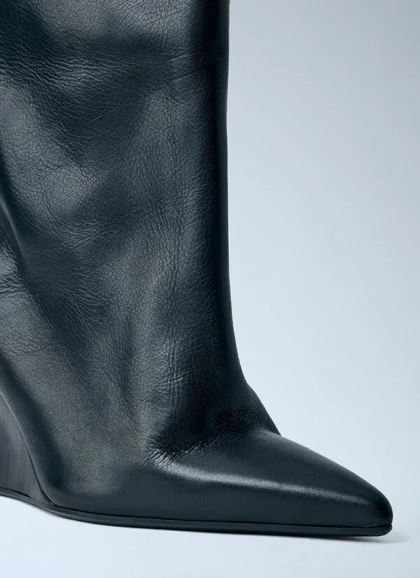 Rick Owens Cantilever 8 Sharp Flared Boots