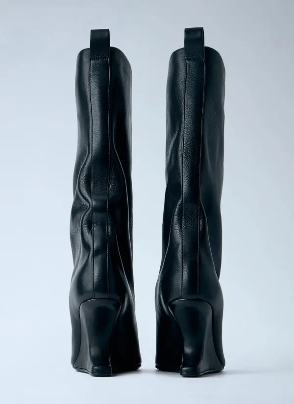 Rick Owens Cantilever 8 Sharp Flared Boots