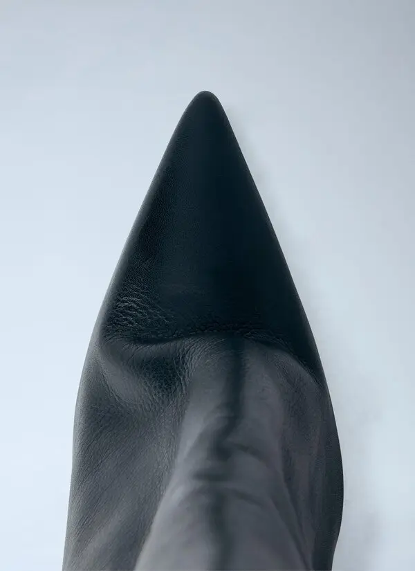 Rick Owens Cantilever 8 Sharp Flared Boots