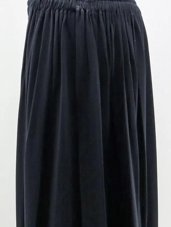 Max Mara Mxmlivrea Pleated Jersey Long Skirt - Multicolor