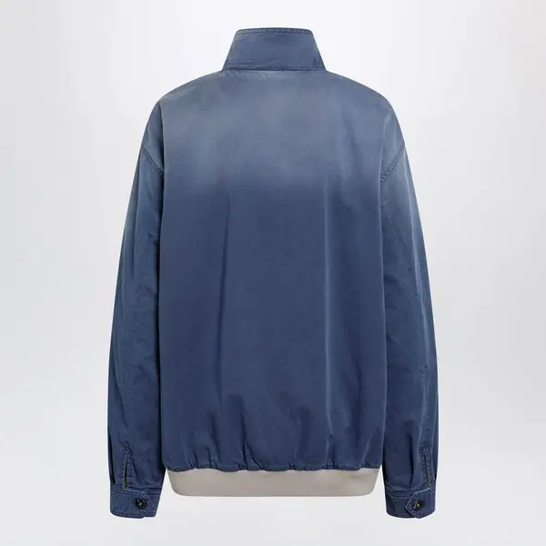 Miu Miu Cotton Gabardine Blouson Jacket - Cream