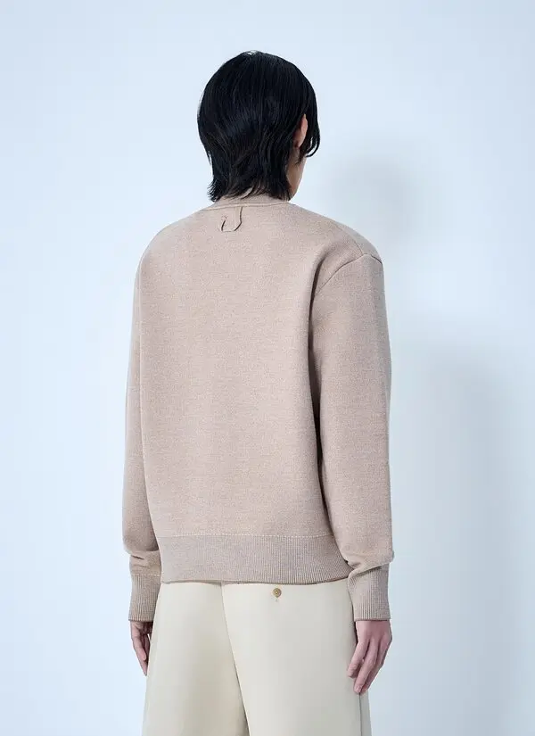 Jacquemus Le Cardigan Doppio - Cream