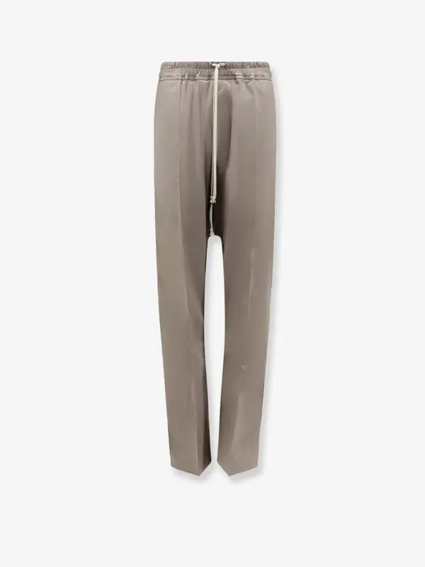 Rick Owens Cotton Trousers - Gray