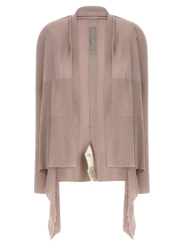 Rick Owens Medium Wrap' Cardigan - Pink