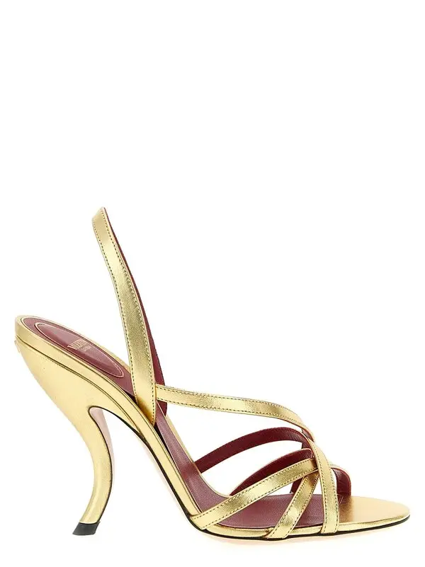 Valentino Garavani Fetishique Sandals - Gold