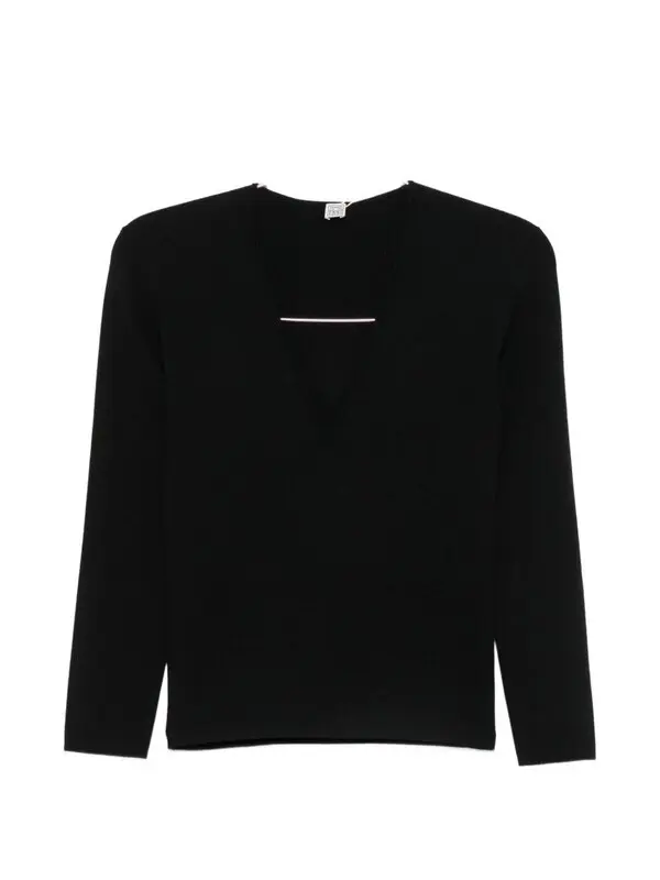 TOTEME V-necked Sweater - Multicolor