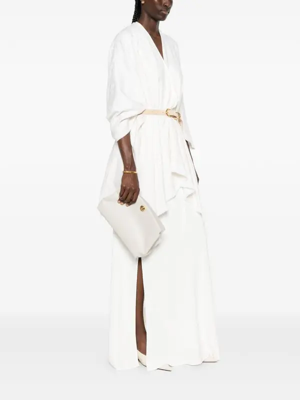 Fendi Ff Wool And Silk Poncho - Multicolor