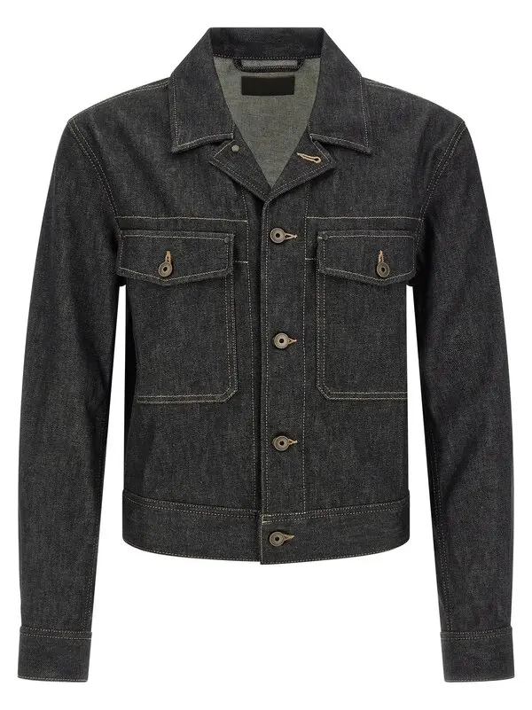 LEMAIRE Trucker Jacket - Blue