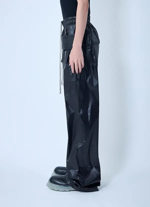 Rick Owens Creatch Wide Cargo Drawstring Pants