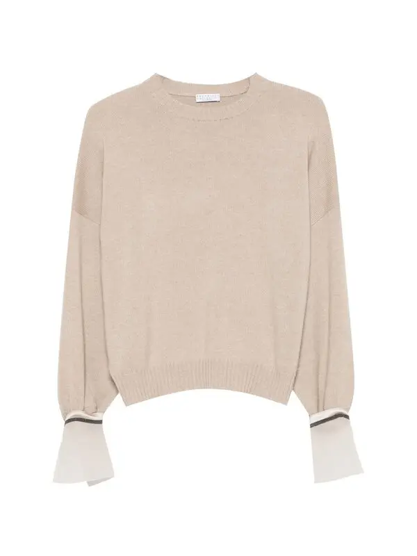 Brunello Cucinelli Cashmere Crewneck Sweater - Multicolor