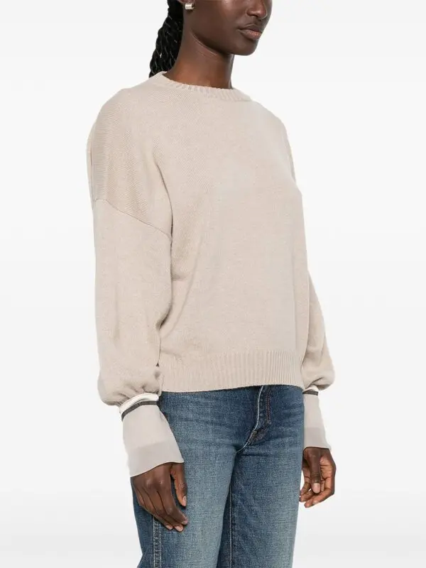 Brunello Cucinelli Cashmere Crewneck Sweater - Multicolor
