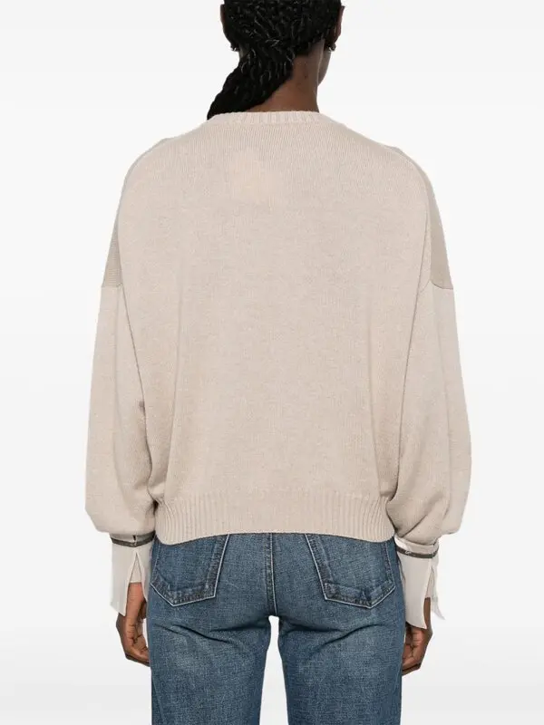 Brunello Cucinelli Cashmere Crewneck Sweater - Multicolor