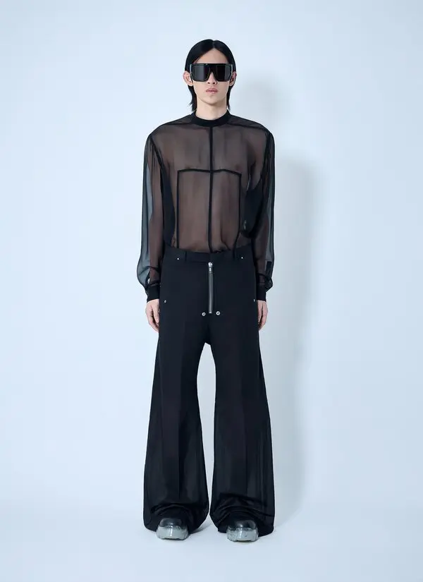 Rick Owens Tailored Wide Belas Trousers