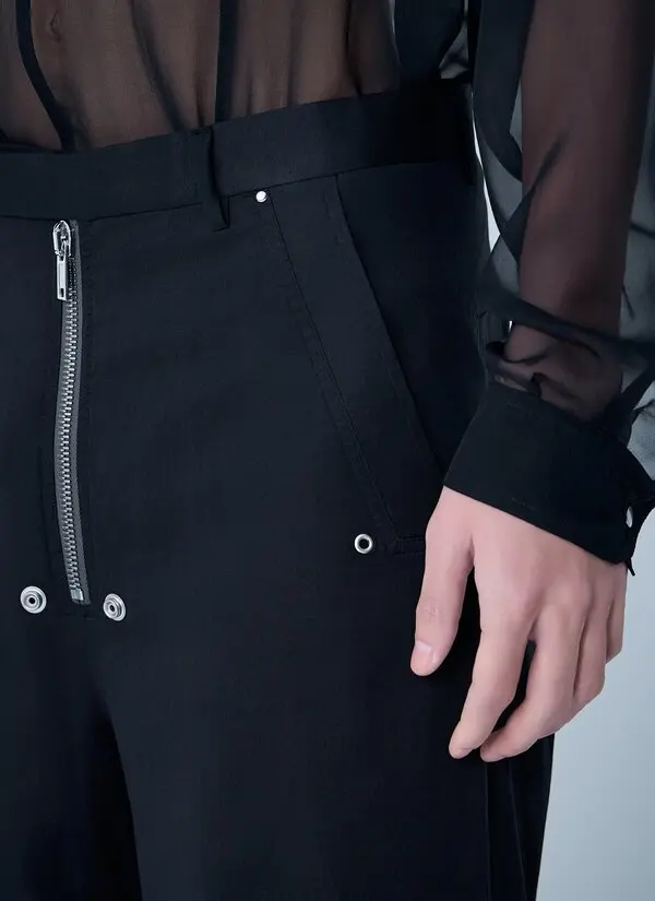 Rick Owens Tailored Wide Belas Trousers