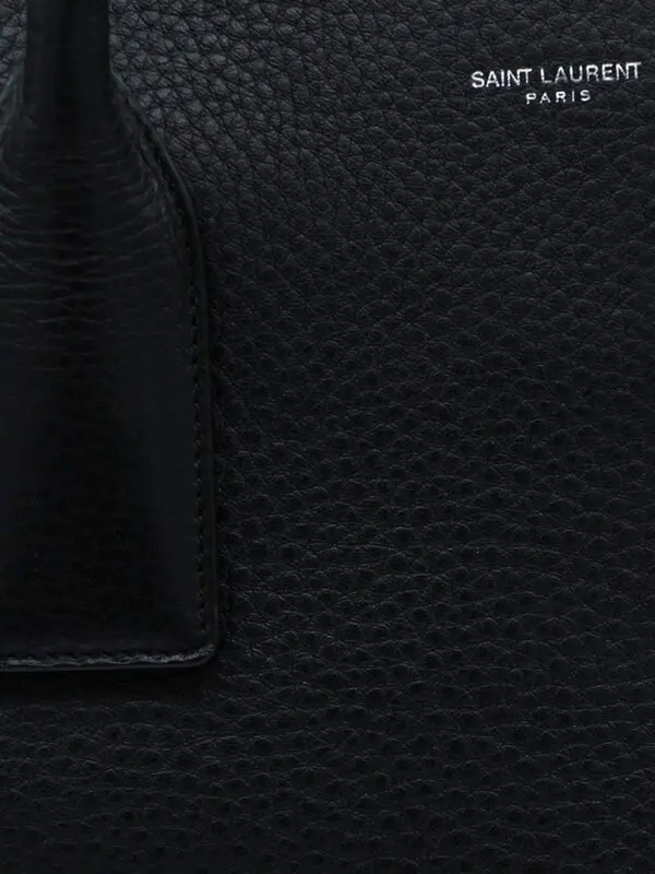 Saint Laurent Grained Leather Duffle Bag