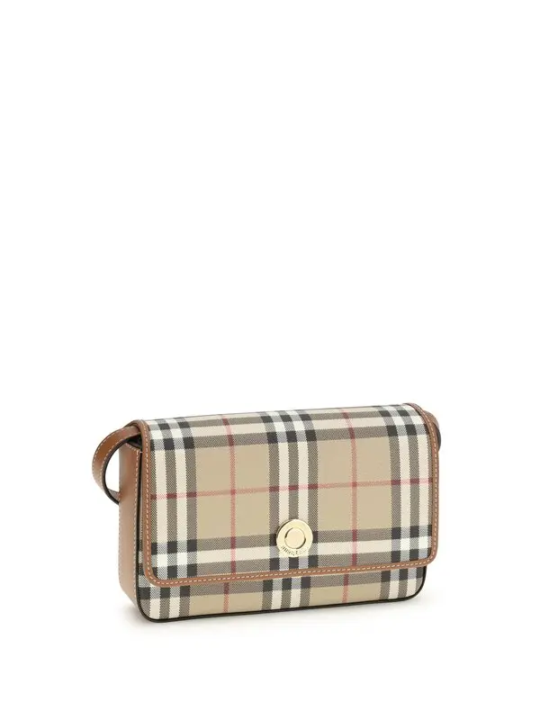 Burberry Hampshire Mini Shoulder Bag - Cream