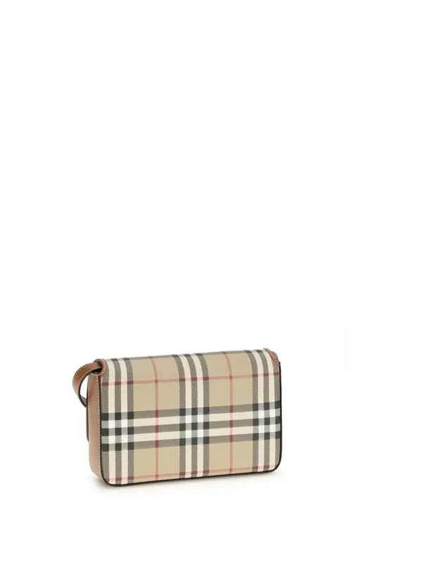 Burberry Hampshire Mini Shoulder Bag - Cream