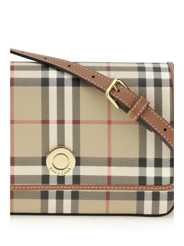 Burberry Hampshire Mini Shoulder Bag - Cream