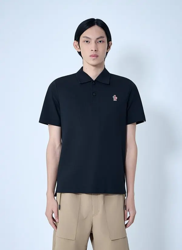 Moncler Embroidered Logo Polo Shirt