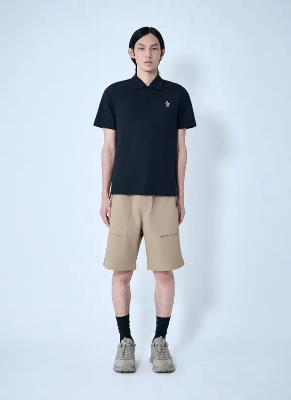 Moncler Embroidered Logo Polo Shirt