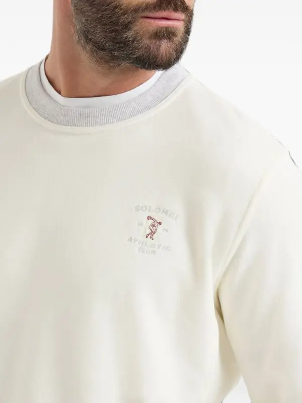 Brunello Cucinelli Logo Cotton Sweatshirt