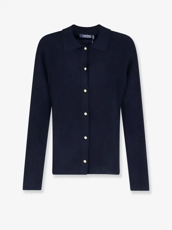 Max Mara Smmlimone Virgin Wool Cardigan - Multicolor