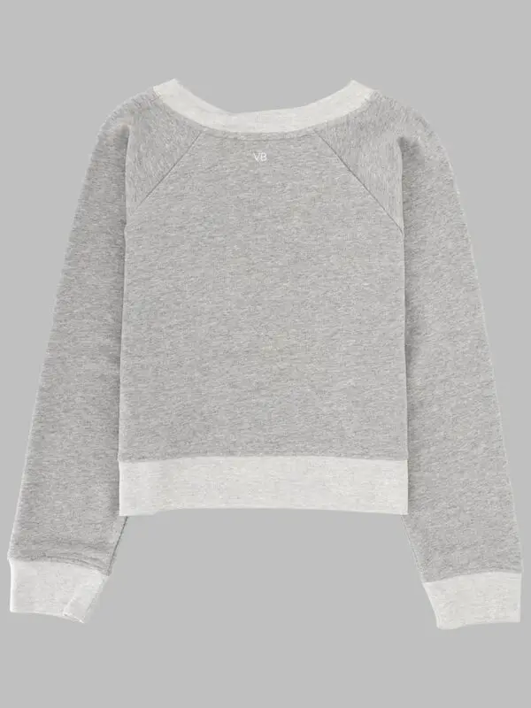 Victoria Beckham Printed Sweatshirt - Gray