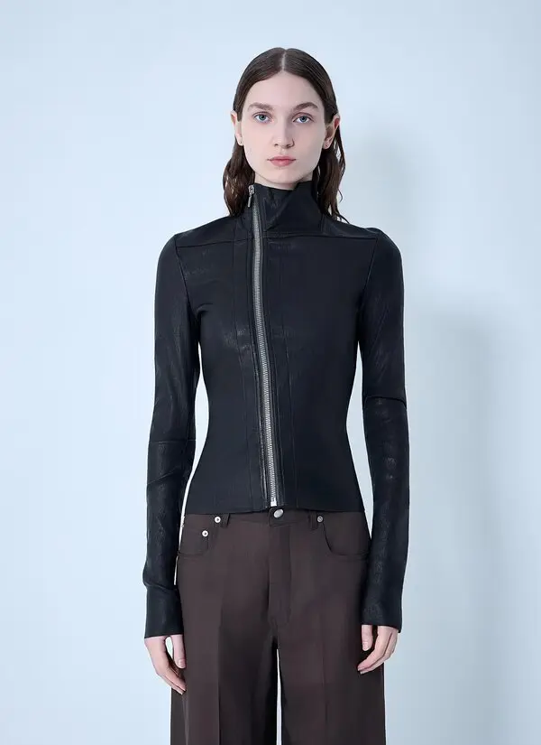 Rick Owens Gary Leather Jacket - Black