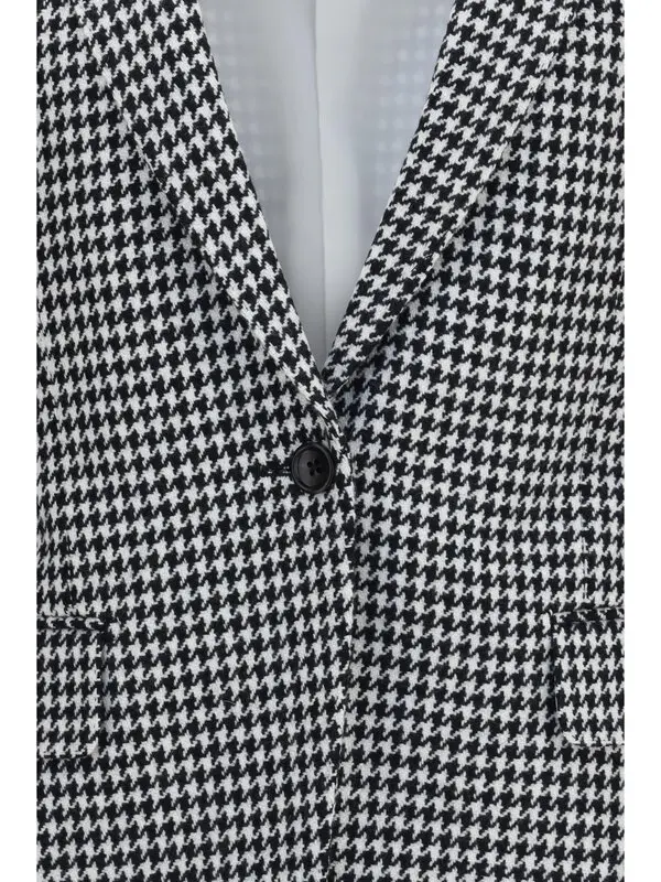 TOM FORD Houndstooth Cashmere Jacket - Multicolor