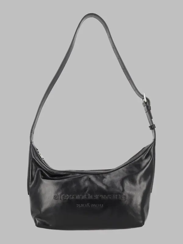 Alexander Wang Medium Leather Hobo Bag - Black