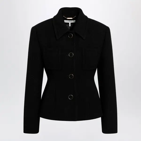 Chloé Wool-blend Jacket - Black