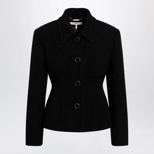 Chloé Wool-blend Jacket - Black