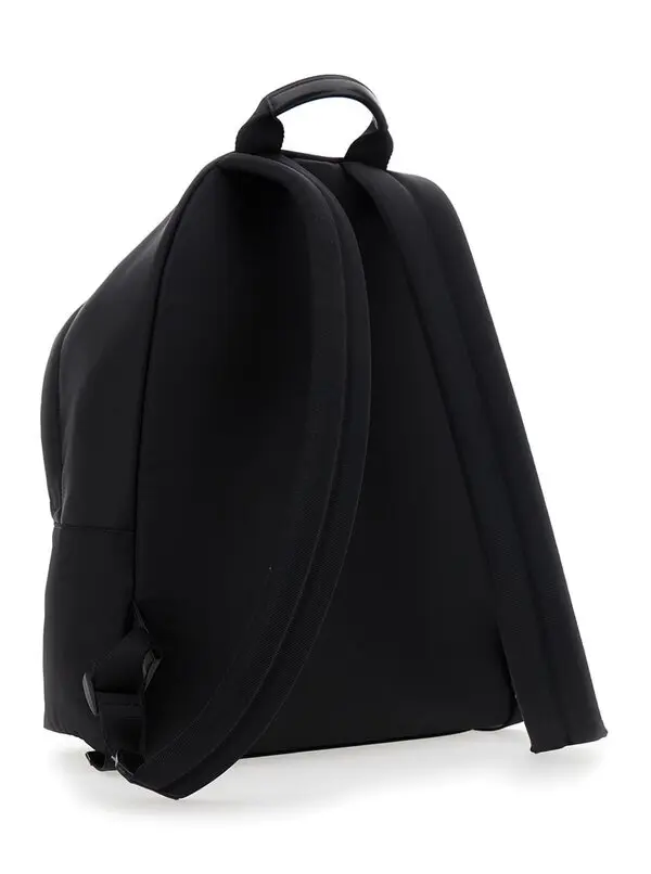 Givenchy Black Backpack With Adjustable Straps And Logo On The Front In Tech Fabric For