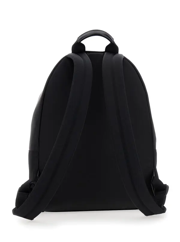 Givenchy Black Backpack With Adjustable Straps And Logo On The Front In Tech Fabric For