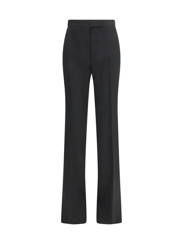 TOM FORD Bicolour Tailored Straight-leg Pants - Black