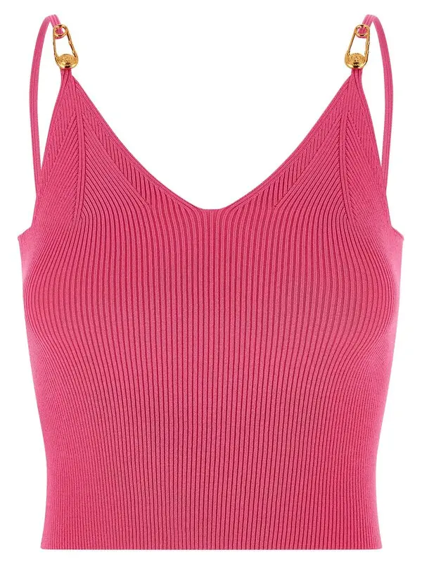 Versace Safety Pin' Top