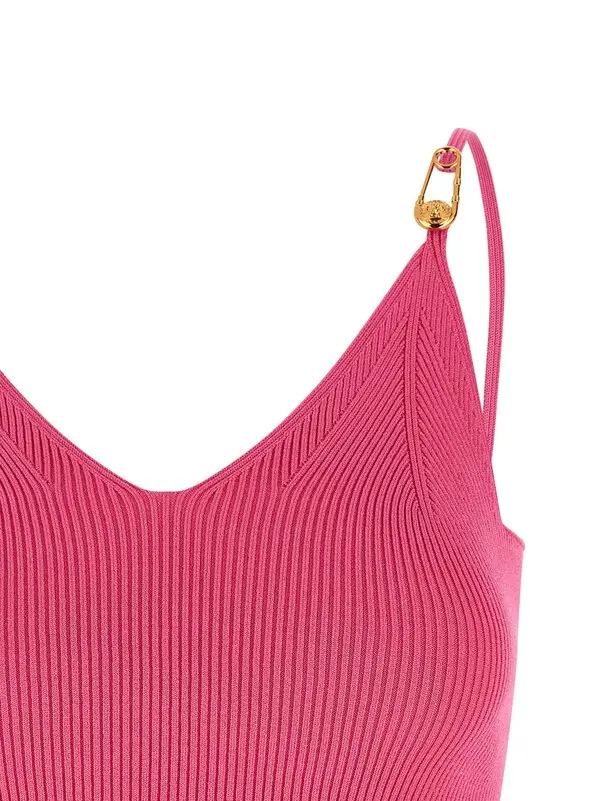 Versace Safety Pin' Top