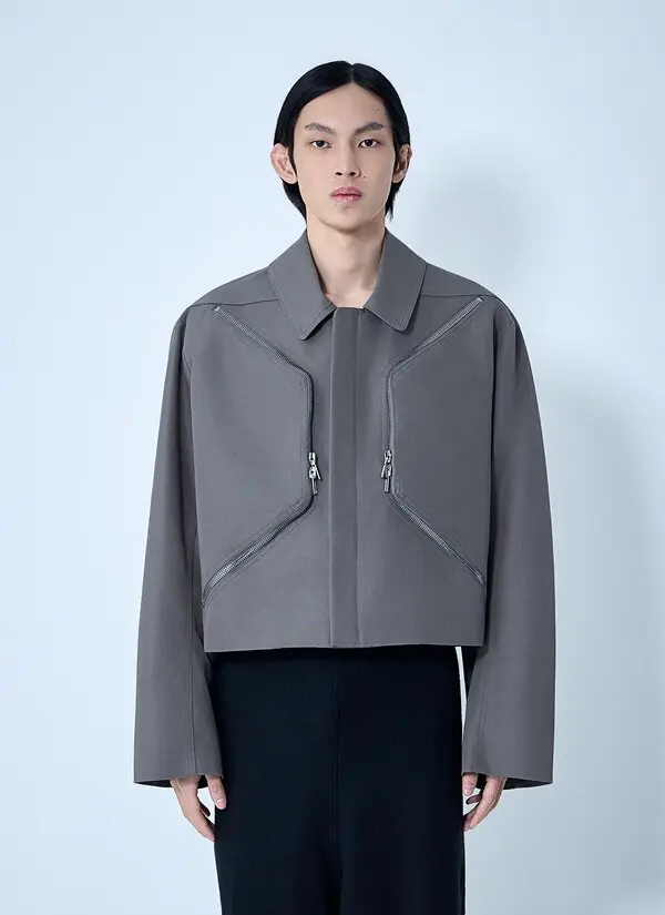Rick Owens Heizer Mac Jacket - Gray
