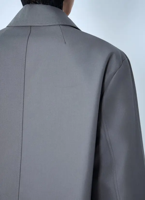Rick Owens Heizer Mac Jacket - Gray
