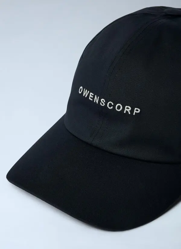 Rick Owens Logo Motif Baseball Cap