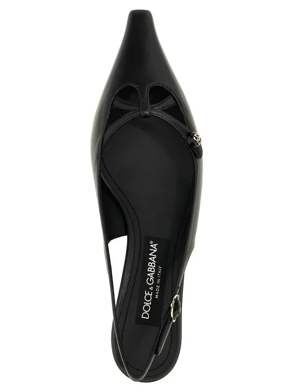 Dolce & Gabbana Mun Slingback - Black
