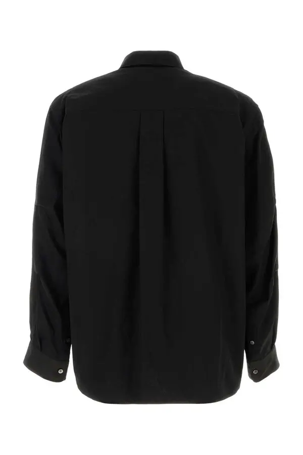 Sacai Poplin And Oxford Shirt